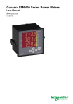 Schneider Electric EM6400 Power Meter User Manual | Manualzz