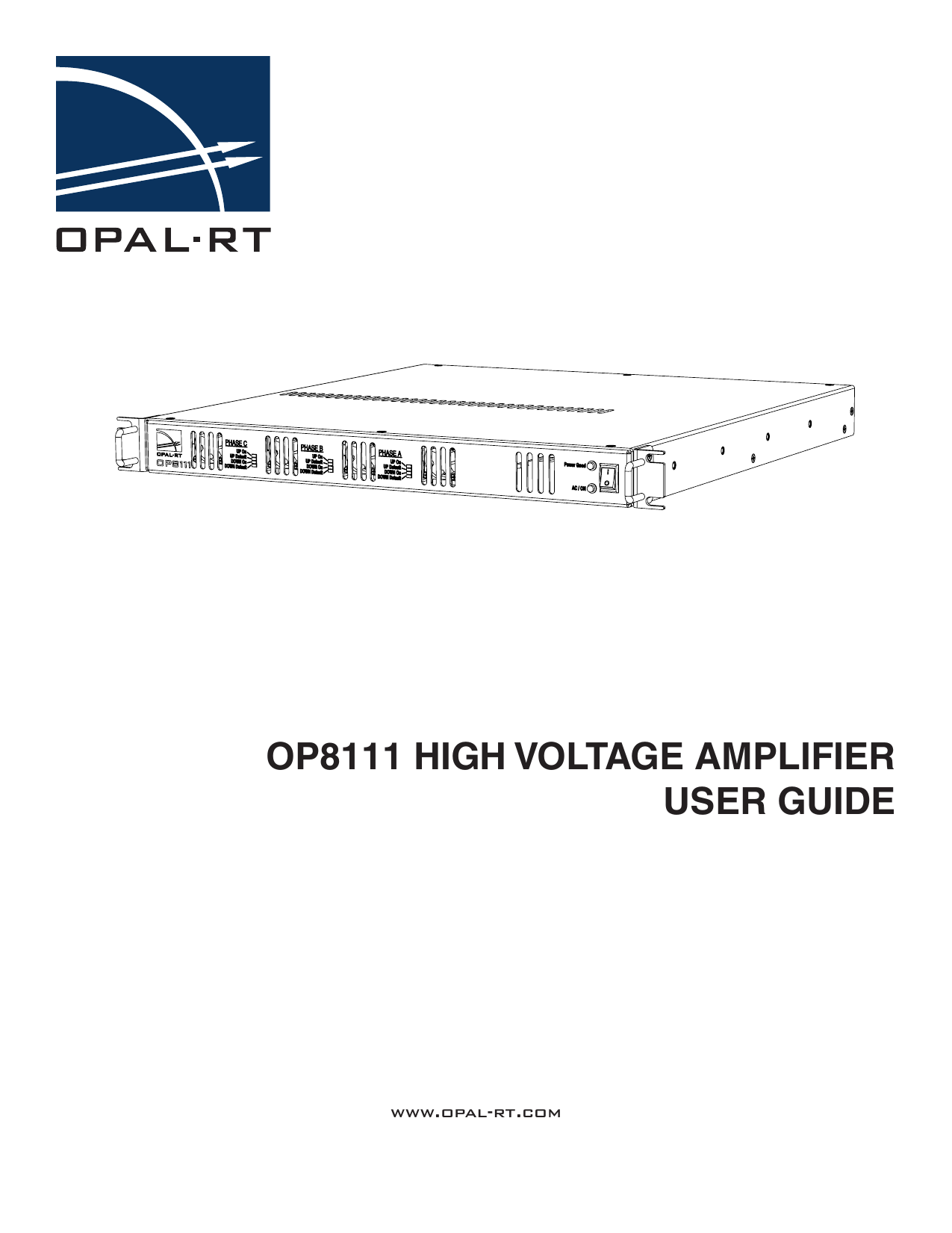 Opal-RT OP8111 User manual | Manualzz