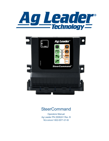 SteerCommand Operators Manual | Manualzz