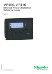 VIP 400, VIP 410 Electrical Network Protection Reference Manual | Manualzz