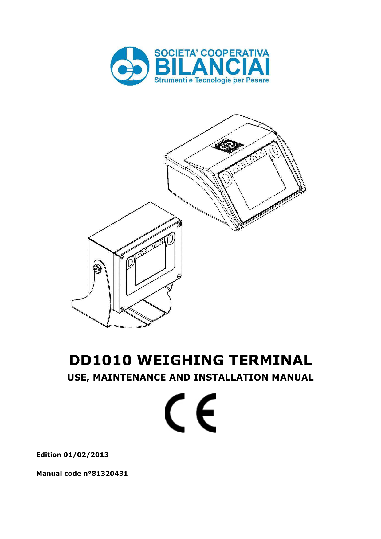 DD1010 WEIGHING TERMINAL | Manualzz