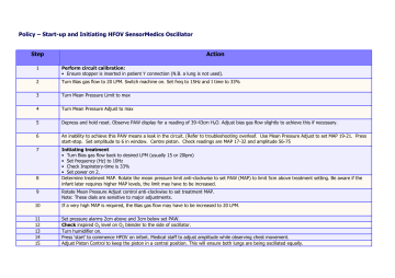HFOV Oscillator User Manual | Manualzz