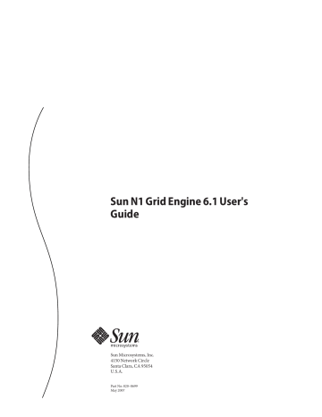 Sun Grid Engine software N1 6.1 User's Guide | Manualzz