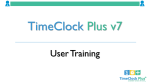 TimeClock Plus WebClock Software: AI Chat & PDF Access | Manualzz