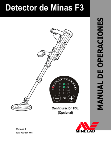 Minelab F3 Mine Detector Manual de usuario | Manualzz