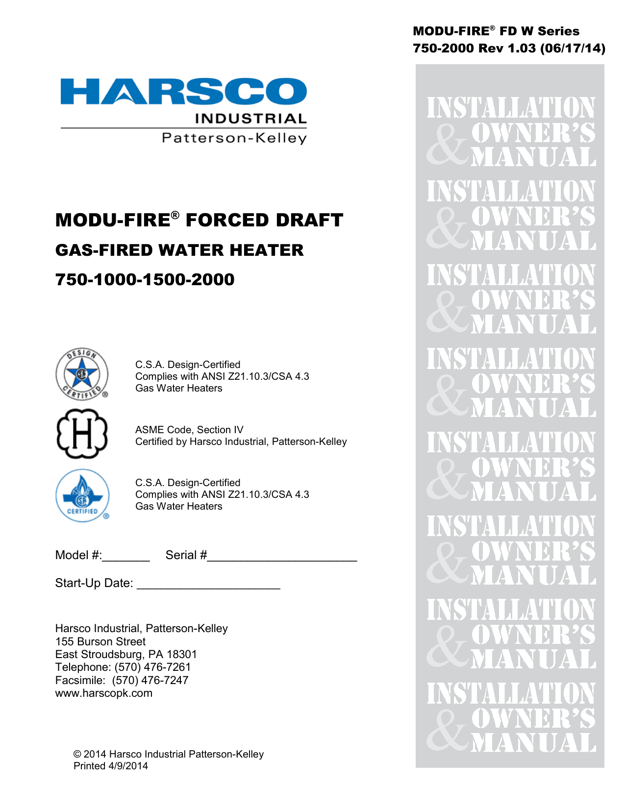 modu-fire® forced draft | Manualzz