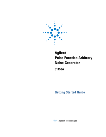 Keysight 81150A Quick Start Guide | Manualzz