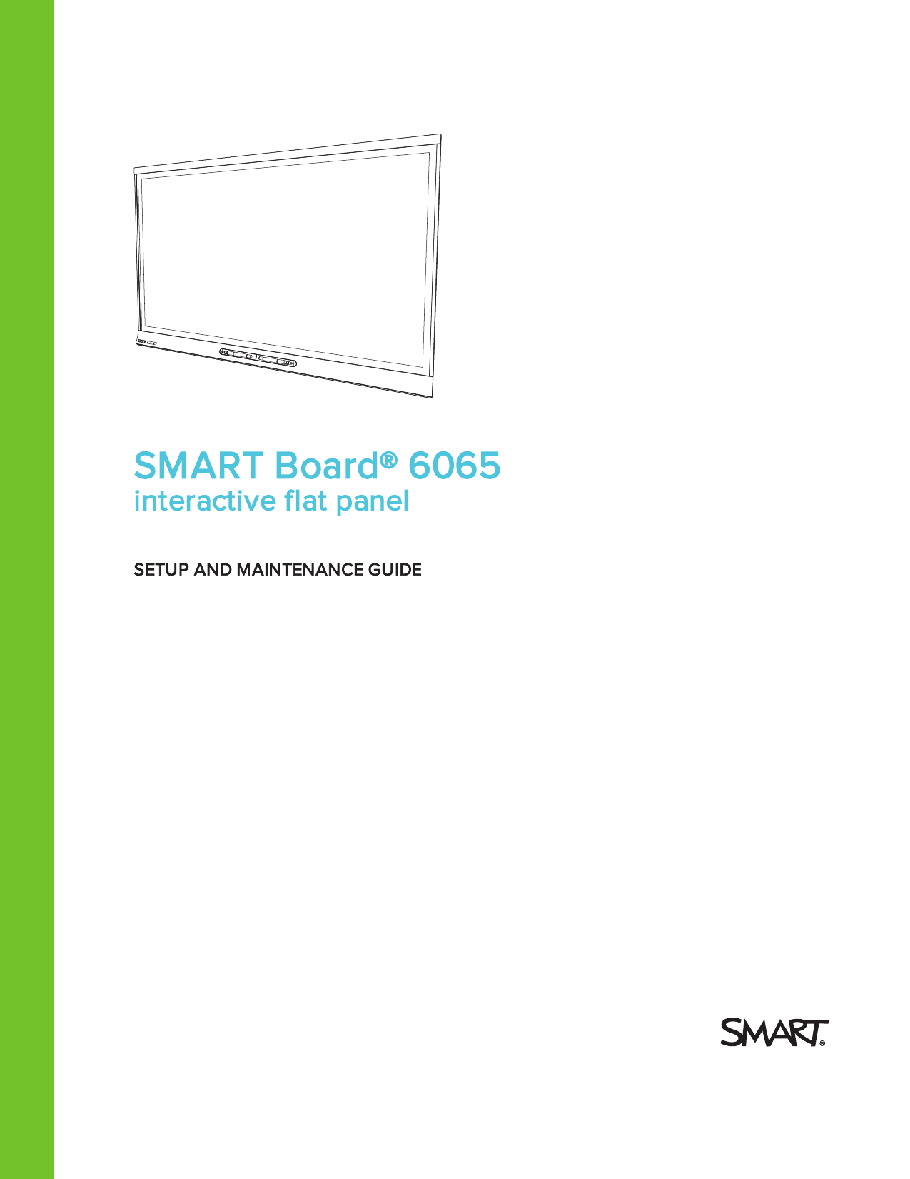 SMARTBOARD SPNL-6065 Interactive Flat Panel, 65" Guide | Manualzz