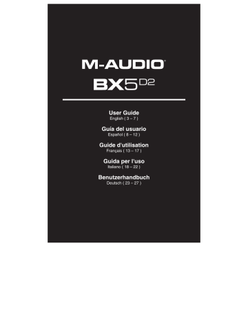 M-Audio BX8D2 User guide | Manualzz
