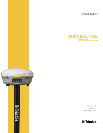 Trimble R8s GNSS Receiver User Guide | Manualzz