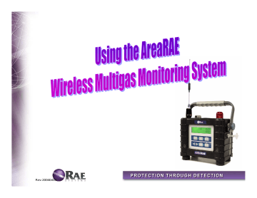 Rae AreaRAE Operation And Maintenance | Manualzz