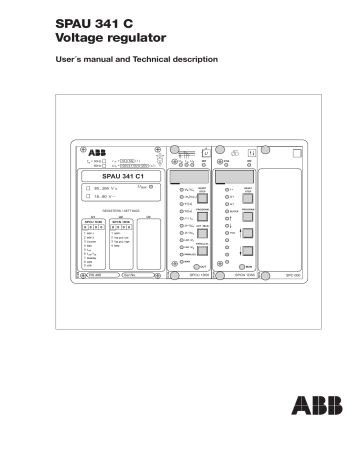 ABB SPAU 341 C User manual | Manualzz