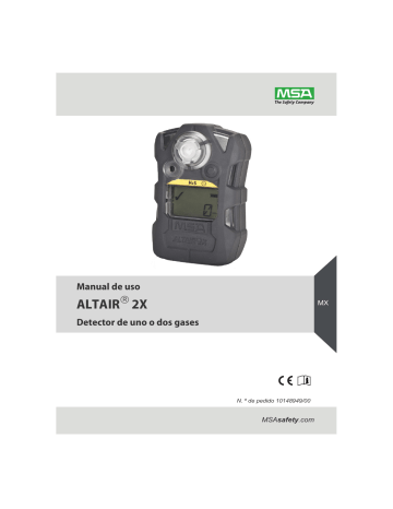 MSA ALTAIR 2X Manual de usuario | Manualzz