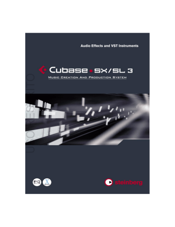 Cubase SX/SL 3 User Manual | Manualzz