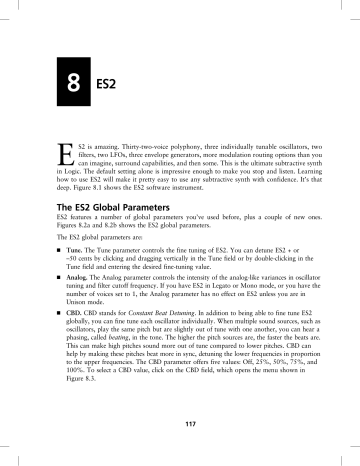 Logic Pro synthesizer ES2 User Manual | Manualzz