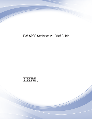 SPSS Statistics 21 Brief Guide | Manualzz