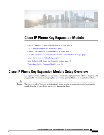 Cisco IP Phone Key Expansion Module | Manualzz
