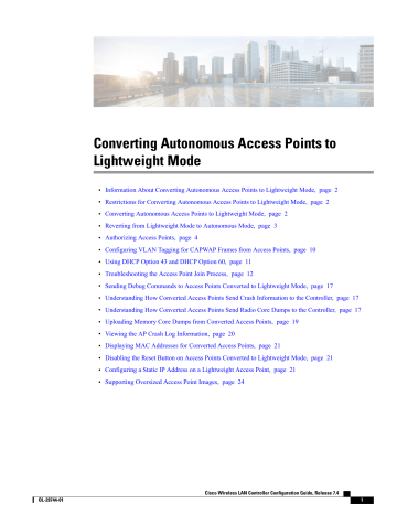 Cisco Wireless LAN Controller Configuration Guide | Manualzz