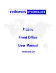 protel Front Office User Manual | Manualzz