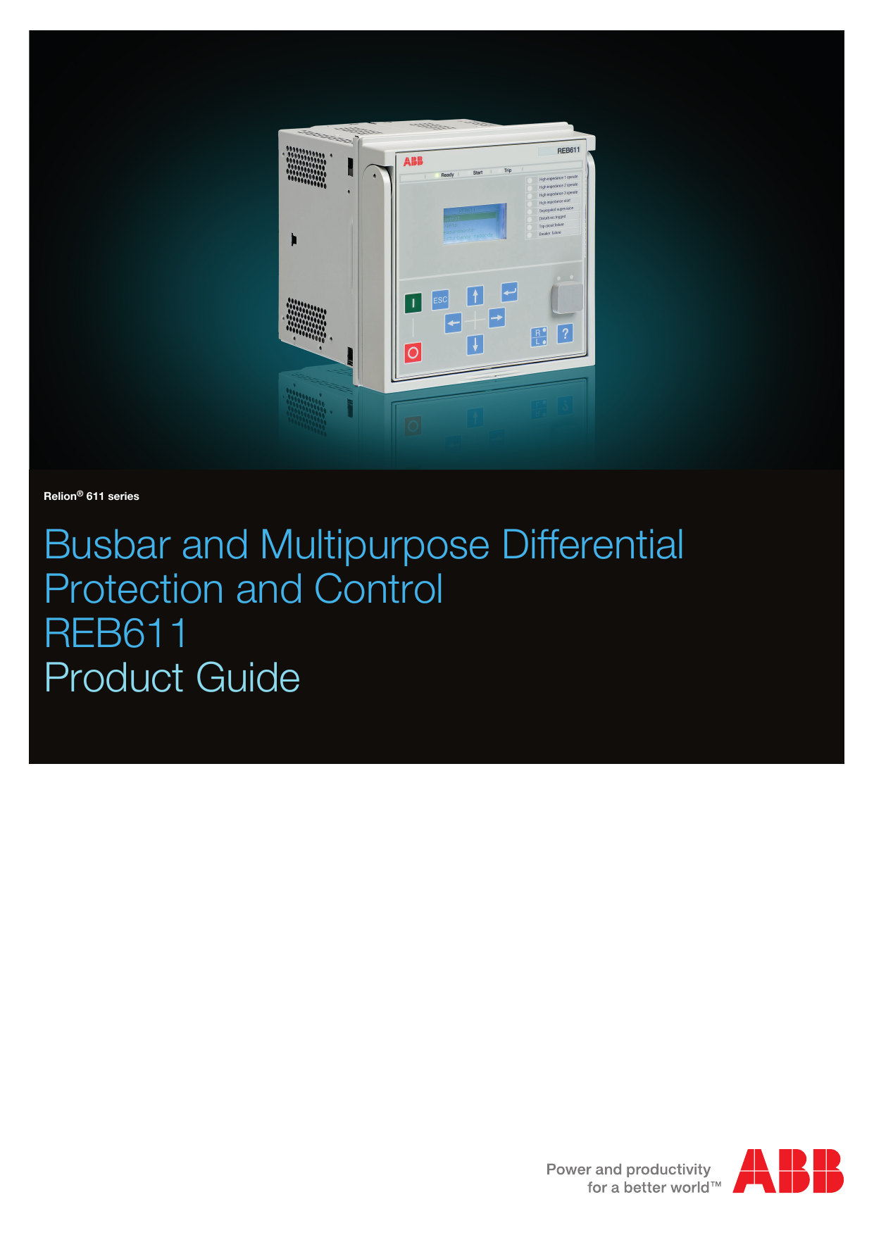 ABB Relion 611 series REB611 Product manual | Manualzz