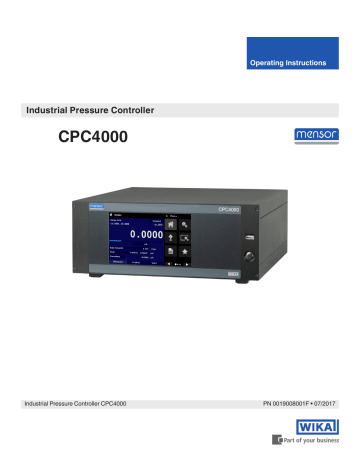mensor CPC4000 Operating Instructions Manual | Manualzz