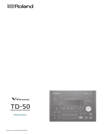 Roland TD-50 Sound Module鼓音源主機 Reference Manual | Manualzz
