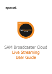 SAM Broadcaster Cloud User Guide | Manualzz