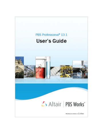 Altair PBS Professional 13.1 User's Guide | Manualzz