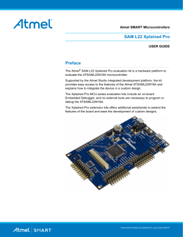 SAM L22 Xplained Pro User Guide | Manualzz