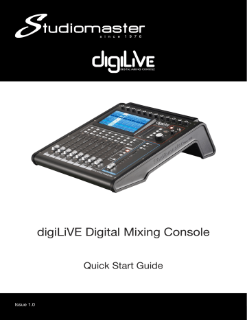 Studiomaster DigiLive 16 Mixing console Product Manual | Manualzz