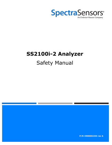 Analyzer SS2100i 2 Safety Manual | Manualzz