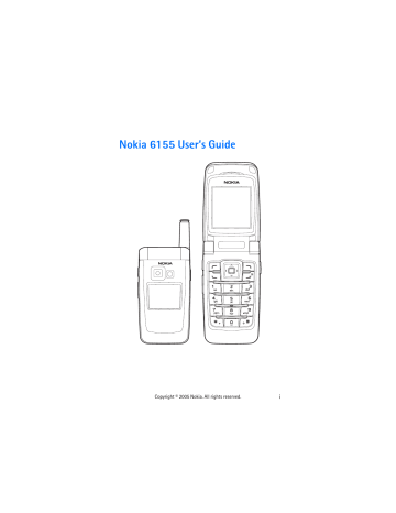 Nokia 6155 User’s Guide - Mobile Phone | Manualzz