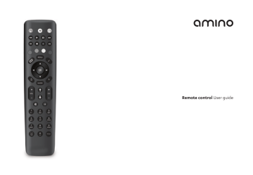 Amino Remote Control User Guide | Manualzz