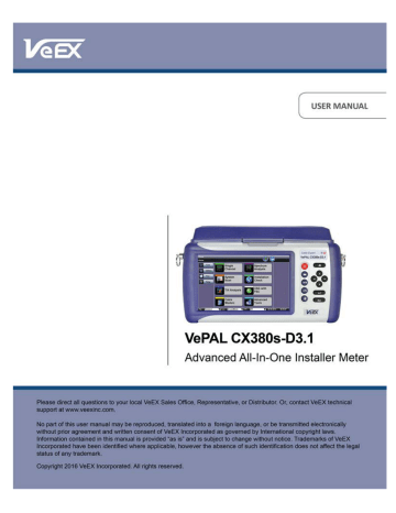 VePAL CX380s-D3.1 User Manual | Manualzz