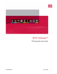 MTS TestSuite Multipurpose Elite User Guide | Manualzz