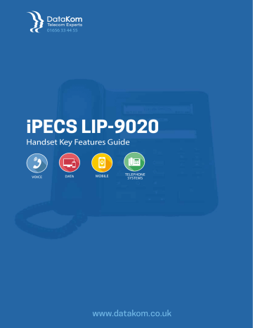 iPECS LIP-9020 Features Manual | Manualzz