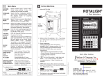 PRÜFTECHNIK Rotalign Touch User Manual | Manualzz