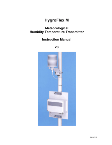 HygroFlex M1, HygroFlex M3 Instruction Manual | Manualzz