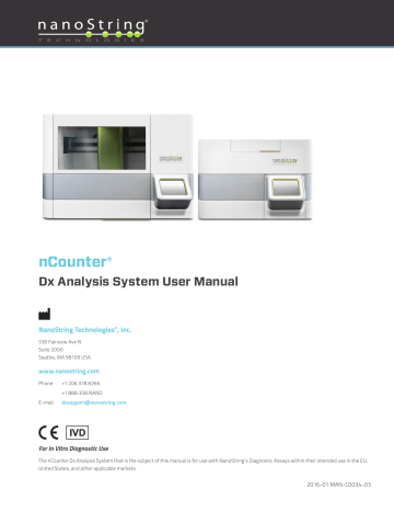 nCounter Dx Analysis System User Manual | Manualzz