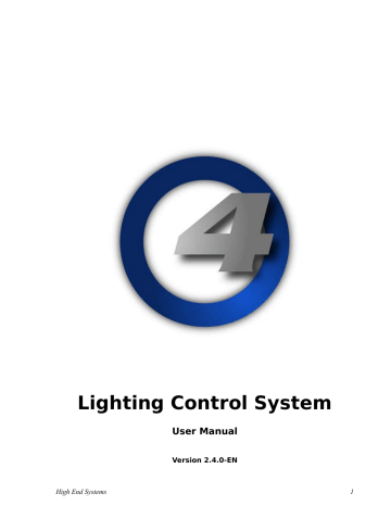 Hog 4 Lighting Control System User Manual | Manualzz
