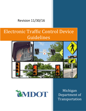 Electronic Traffic Control Devices Guidelines | Manualzz