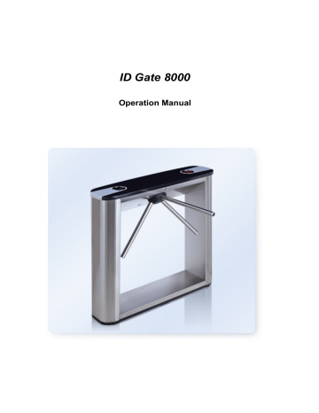 ID Gate 8000 Operation Manual | Manualzz