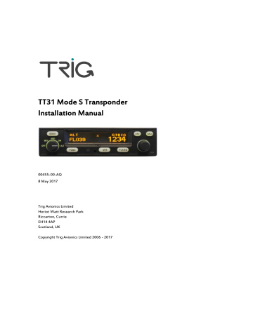 trig TT31 Installation manual | Manualzz
