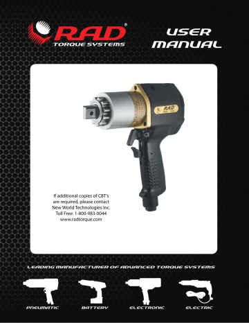 user manual - RAD Torque Systems | Manualzz