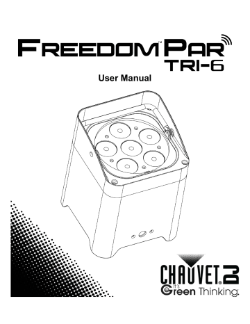 CHAUVET DJ Freedom Par Tri-6 User manual | Manualzz