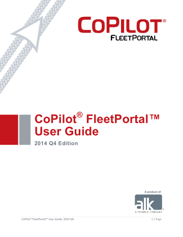 CoPilot FleetPortal User Guide | Manualzz