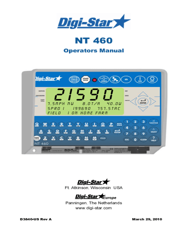 Digi-Star NT 460 Operators Manual | Manualzz