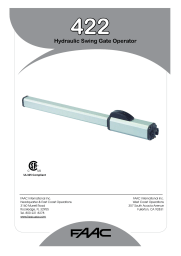 FAAC 455 D - Manuale utente, Manuale di installazione, Manuale di istruzioni