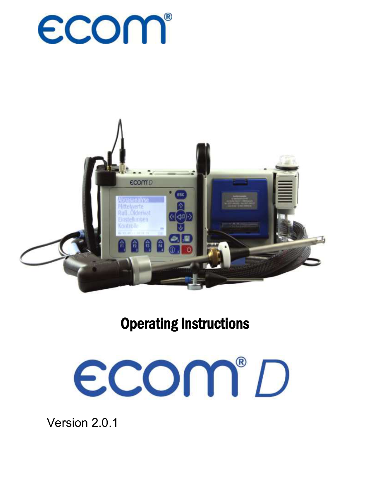 Ecom-D Manual | Manualzz