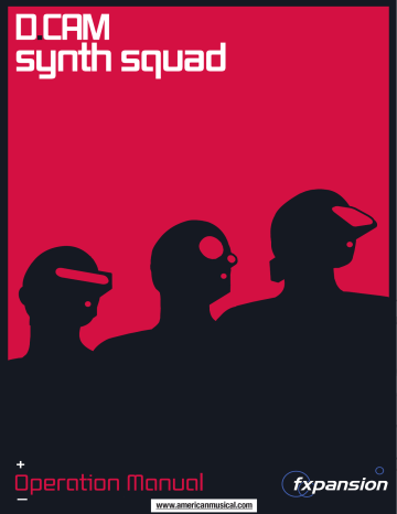 DCAM Synth Squad Operation Manual | Manualzz